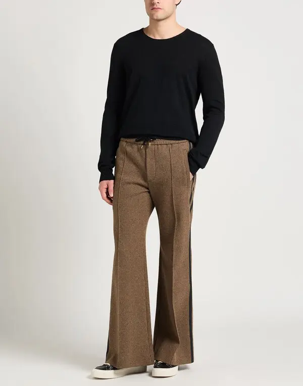 Liu Jo Crewneck Knit Cotton-linen Sweater - Black