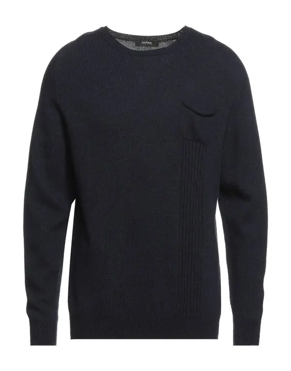 Alpha Studio Knitted Sweater - Blue