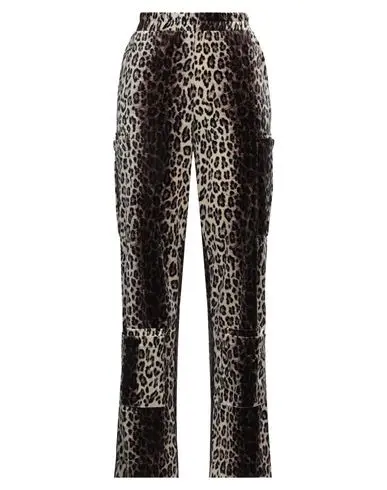 5 PROGRESS Leopard Print Velvet Cargo Pants