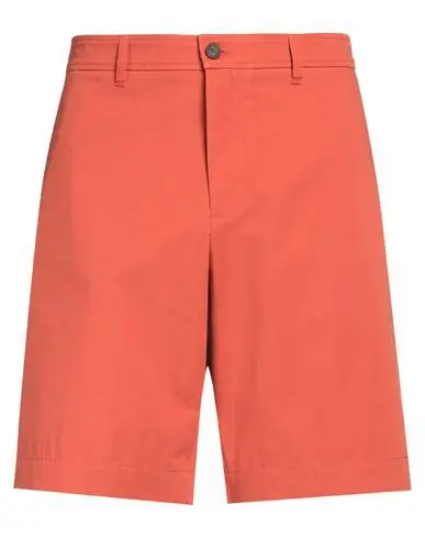 Maison Kitsuné Cotton Bermuda Shorts - Orange