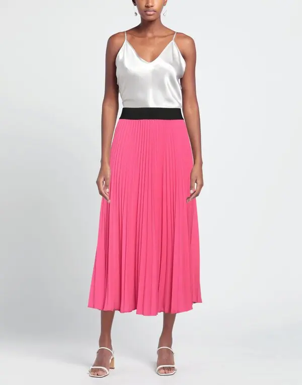 SHIRTAPORTER Polyester Midi Skirt