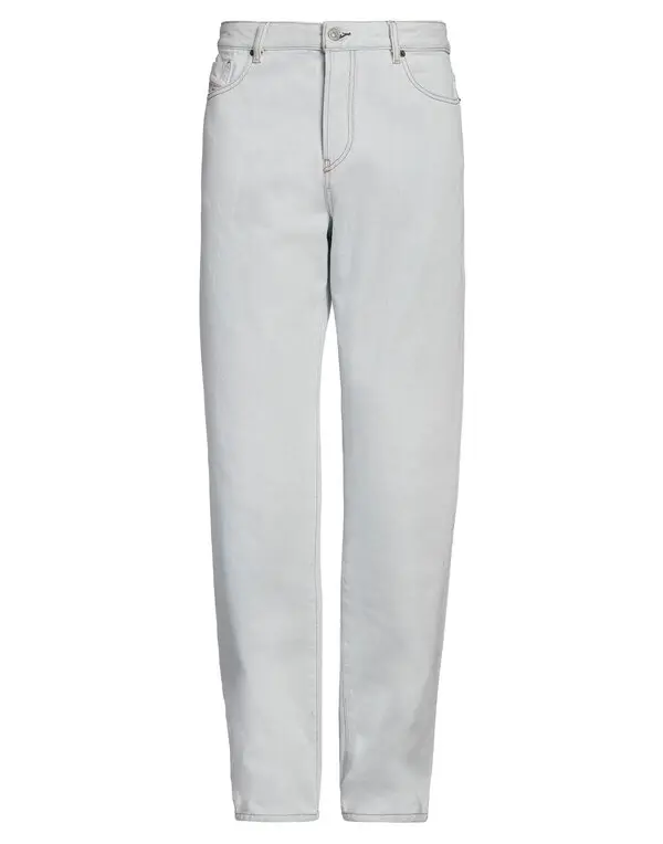 DIESEL® Straight-leg Jeans With Leather Trims
