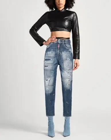Dsquared2 Tapered Jeans With Distressed Details