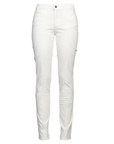 Emporio Armani Twill Tapered Pants - White