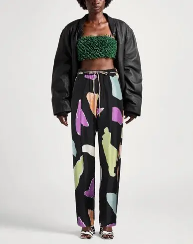 ALYSI Printed Silk Pants