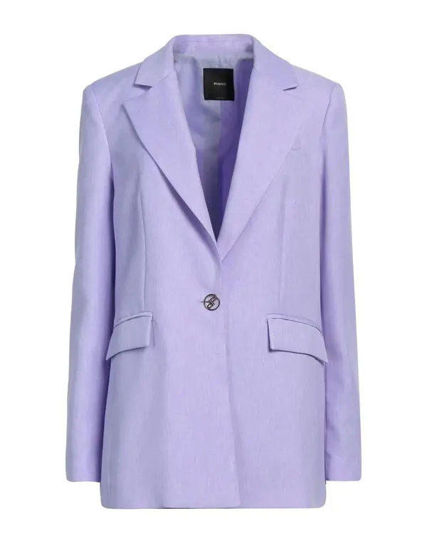 Pinko Single-breasted Blazer - Purple