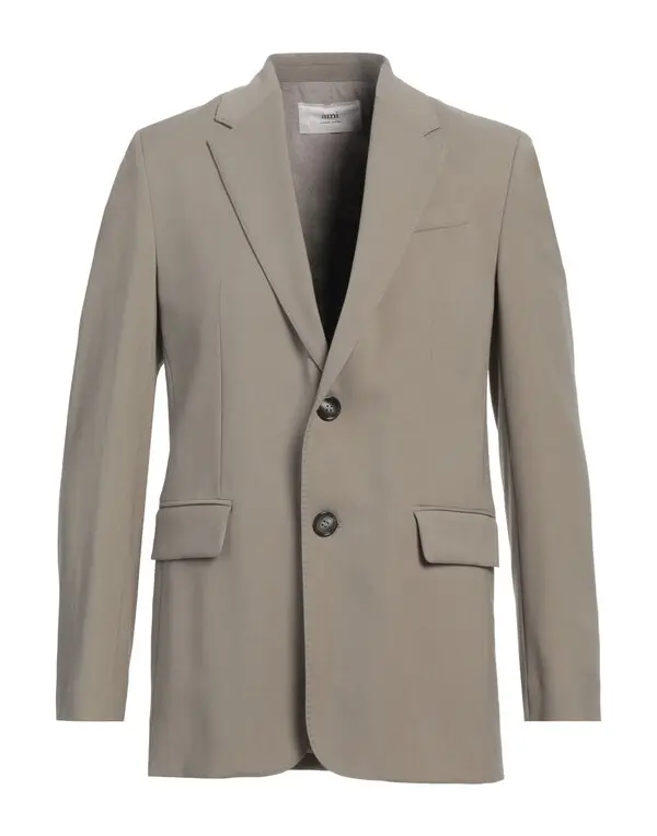 AMI Paris Blazer Size Viscose, Wool - Beige