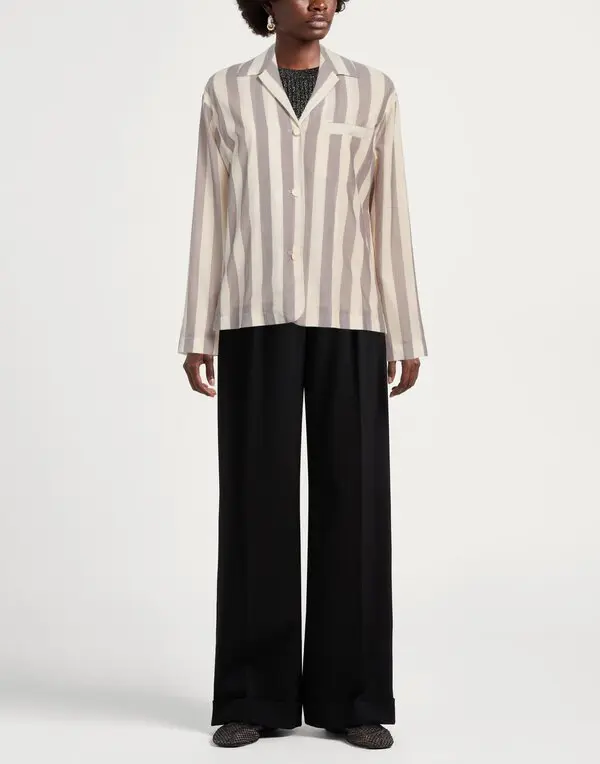 ALYSI Cotton Striped Blazer