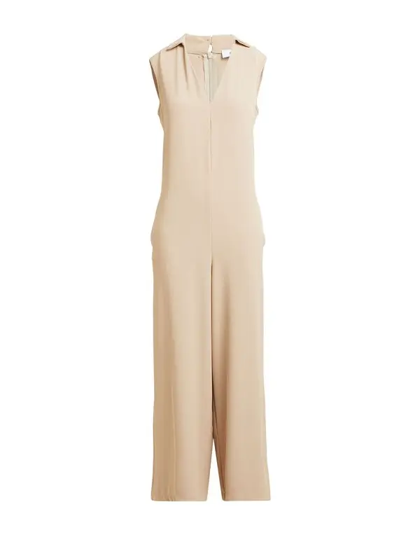 PLEASE Crepe Sleeveless Jumpsuit