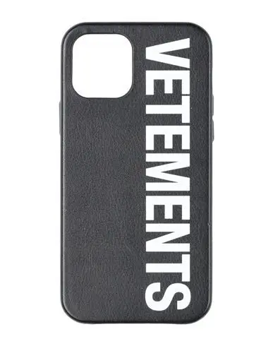 Vetements Covers & Cases Plastic, Textile Fibers - Black