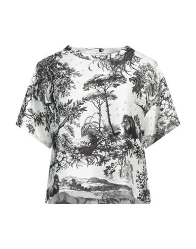 SHIRTAPORTER Floral-print Satin Top
