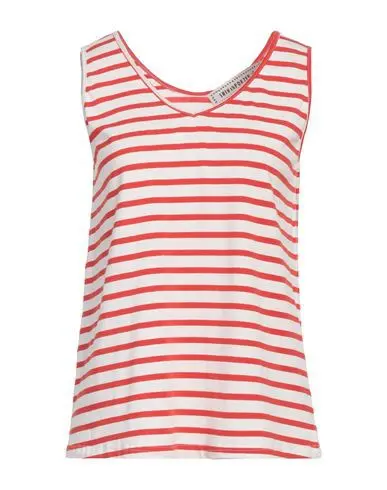 SHIRTAPORTER Striped Jersey Top - Red