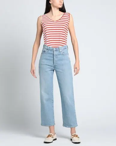 SHIRTAPORTER Striped Jersey Top - Red