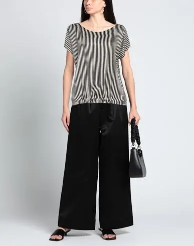 SHIRTAPORTER Striped Satin Top