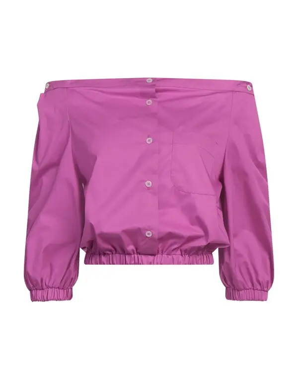 SHIRTAPORTER Off-the-shoulder Poplin Shirt