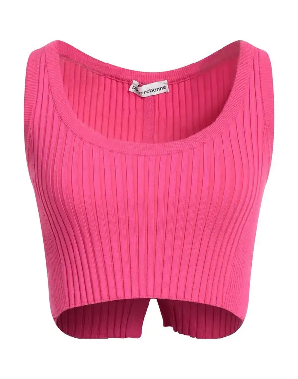 Rabanne Cotton-elastane Blend Knit Top