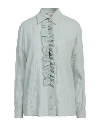 ALYSI Light Cotton Ruched Shirt