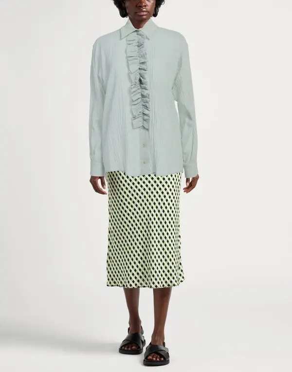 ALYSI Light Cotton Ruched Shirt