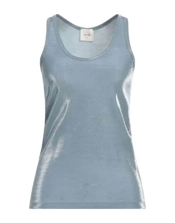 ALYSI Sleeveless Metallic Top