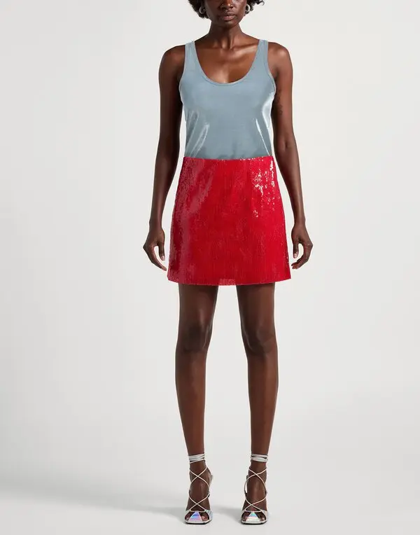ALYSI Sleeveless Metallic Top
