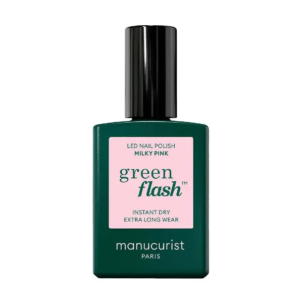 MANUCURIST Green Flash Led Gel Polish Milky White - One-color
