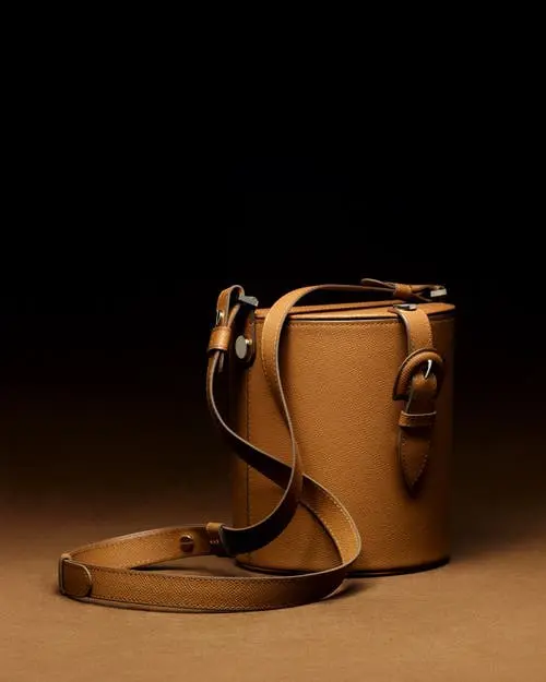 Perrin La Parisienne Xbody Bucket Bag - Chestnut