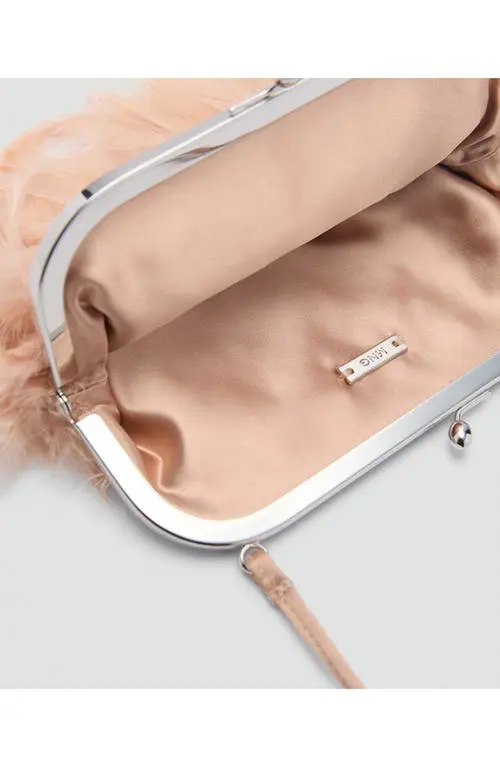 Mango Feather Frame Handbag