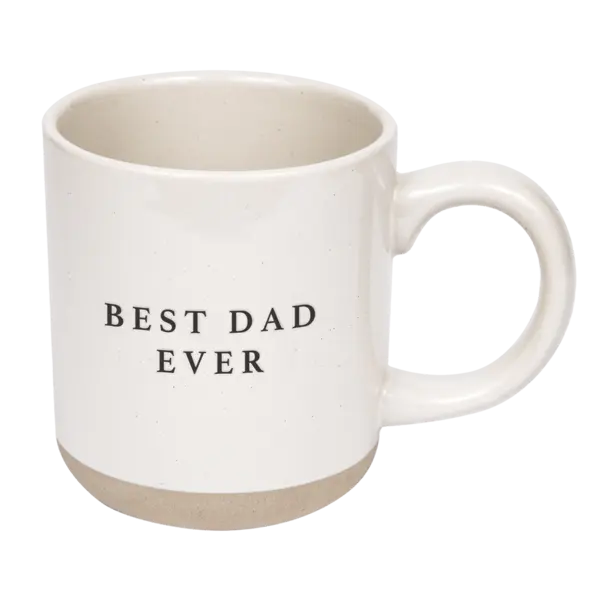 SWEET WATER DECOR Stoneware Quote Coffee Mug - Best Dad Ever