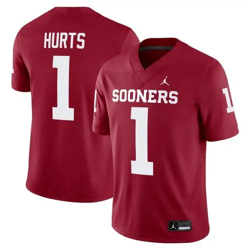 JORDAN BRAND Jalen Hurts Oklahoma Sooners Alumni Player Game Jersey - Crimson