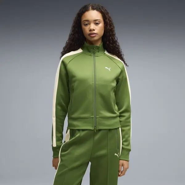 PUMA T7 Short Track Jacket - Green