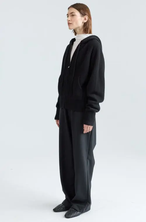 Almina Concept Wool Zip-up Hoodie