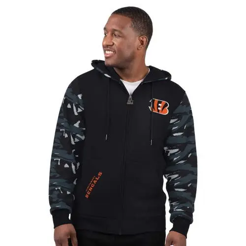 STARTER Cincinnati Bengals Thursday Night Gridiron Full-zip Hoodie