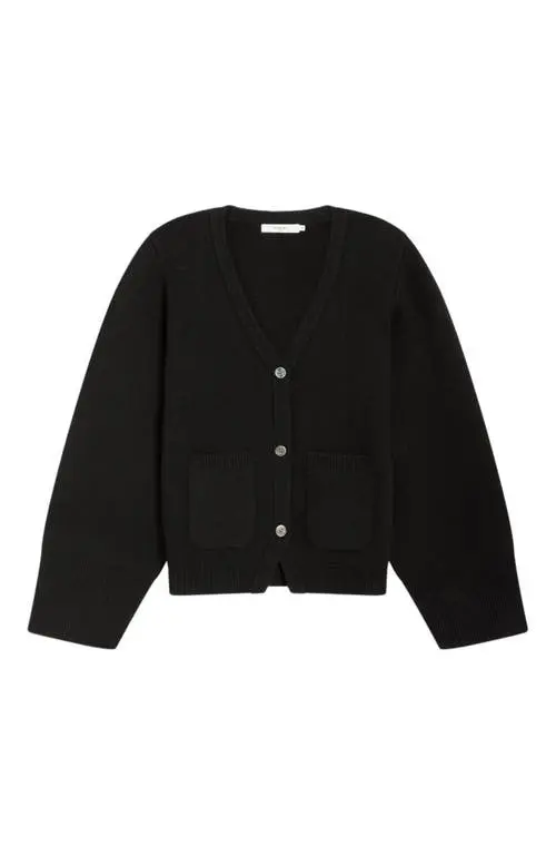 Almina Concept V-neck Cardigan - Black