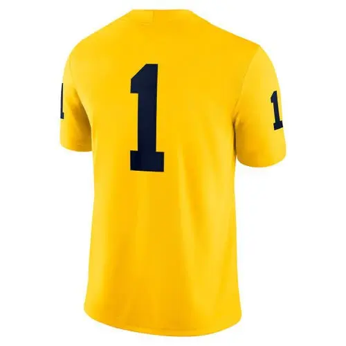 JORDAN BRAND Michigan Wolverines #1 Alternate Game Jersey