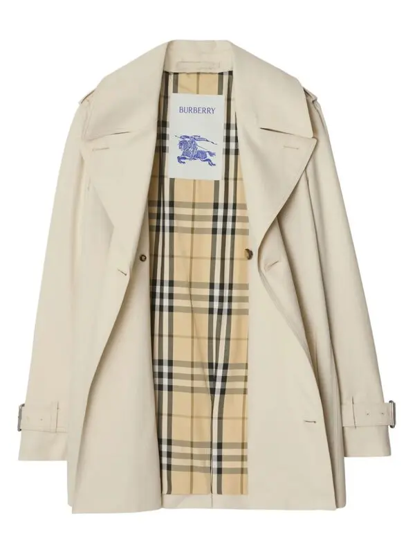 Burberry Double-breasted Trench Coat - Neutrals