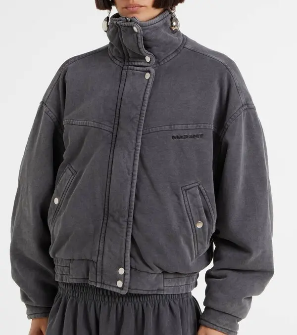 MARANT ETOILE Marant Étoile Yanissa Cotton Jersey Jacket