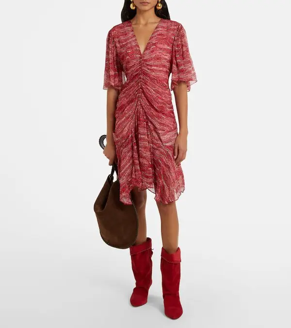 MARANT ETOILE Vivienne Chiffon Minidress