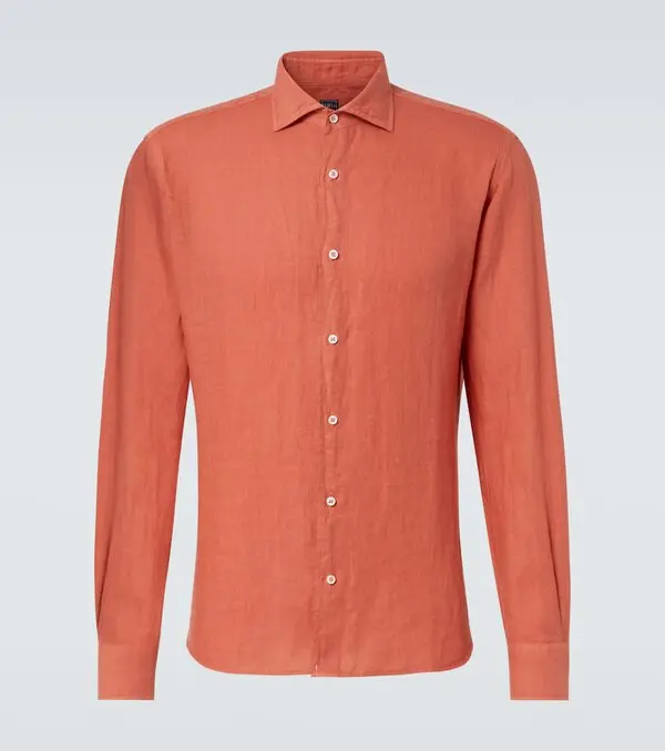 Fedeli Linen Oxford Shirt