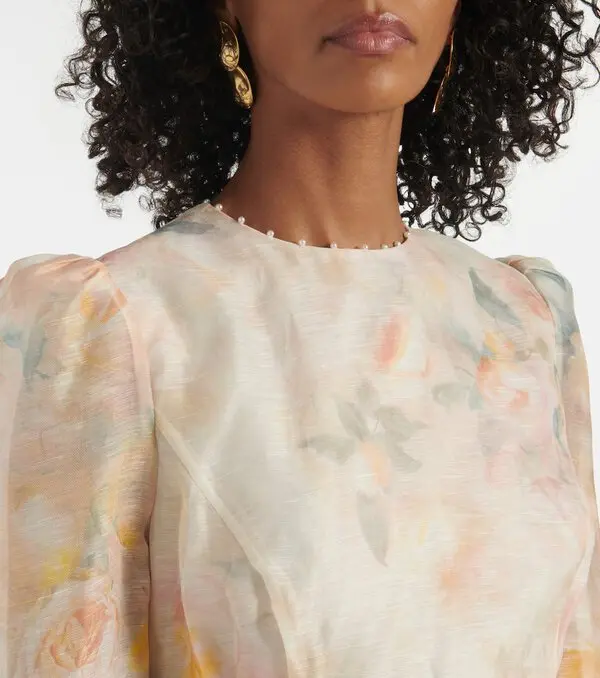 Zimmermann Crush Floral Mini Dress