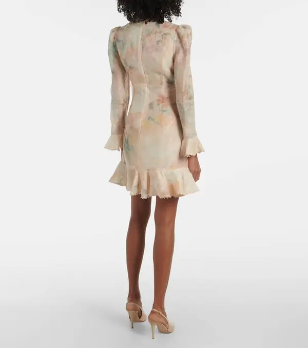Zimmermann Crush Floral Mini Dress