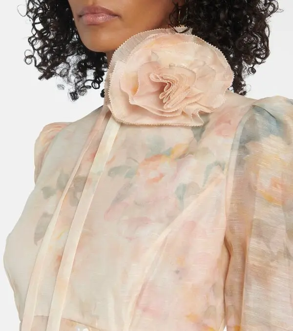 Zimmermann Crush Floral Mini Dress