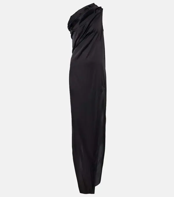 Rick Owens Athena One-shoulder Maxi Dress - Black