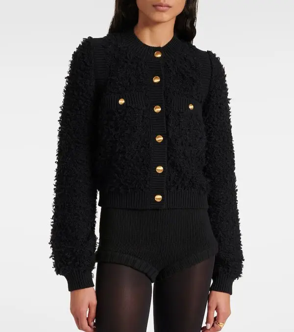 Chloé Cropped Tweed Jacket