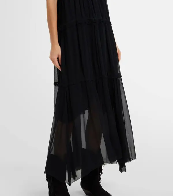 MARANT ETOILE Alita Chiffon Midi Dress