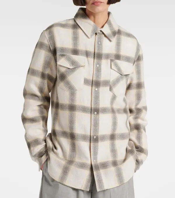 GOD'S TRUE CASHMERE Moon Plaid Shirt - Multicoloured