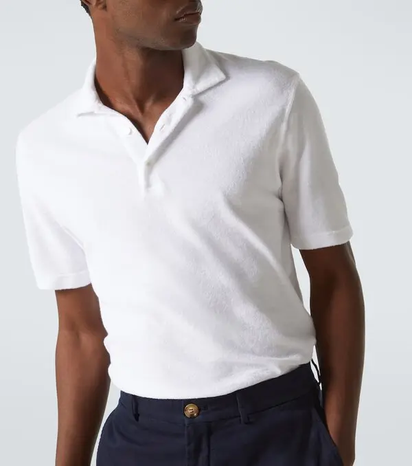 Fedeli Cotton Terry Polo Shirt