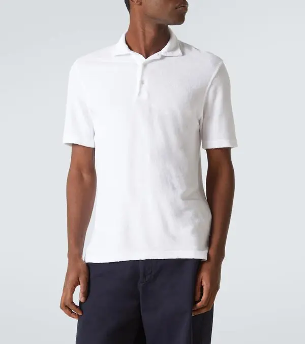 Fedeli Cotton Terry Polo Shirt