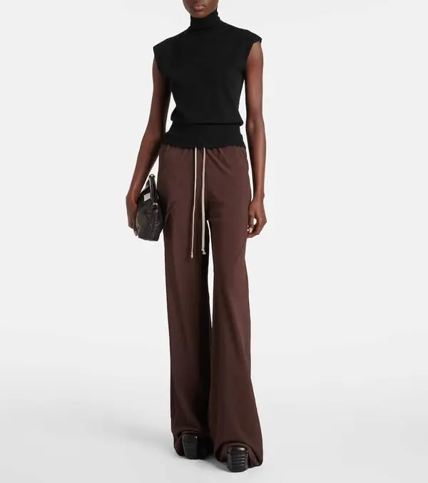Rick Owens Dietrich Drawstring Straight Pants
