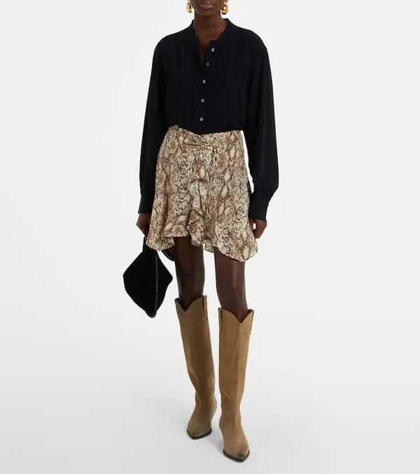 Isabel Marant Étoile Adzara Chiffon Blouse