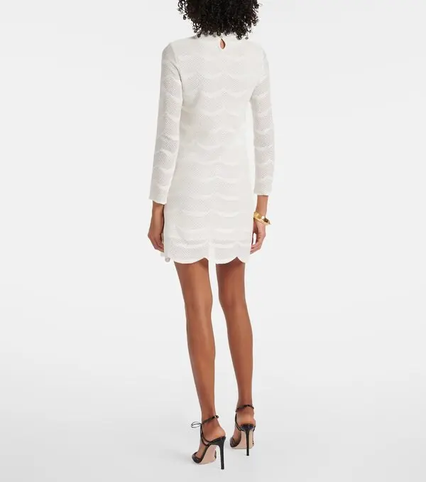 TOM FORD Knitted Scalloped Mini Dress
